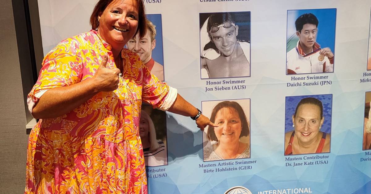Birte Hohlstein-Janssen in die Hall of Fame der Schwimmer.