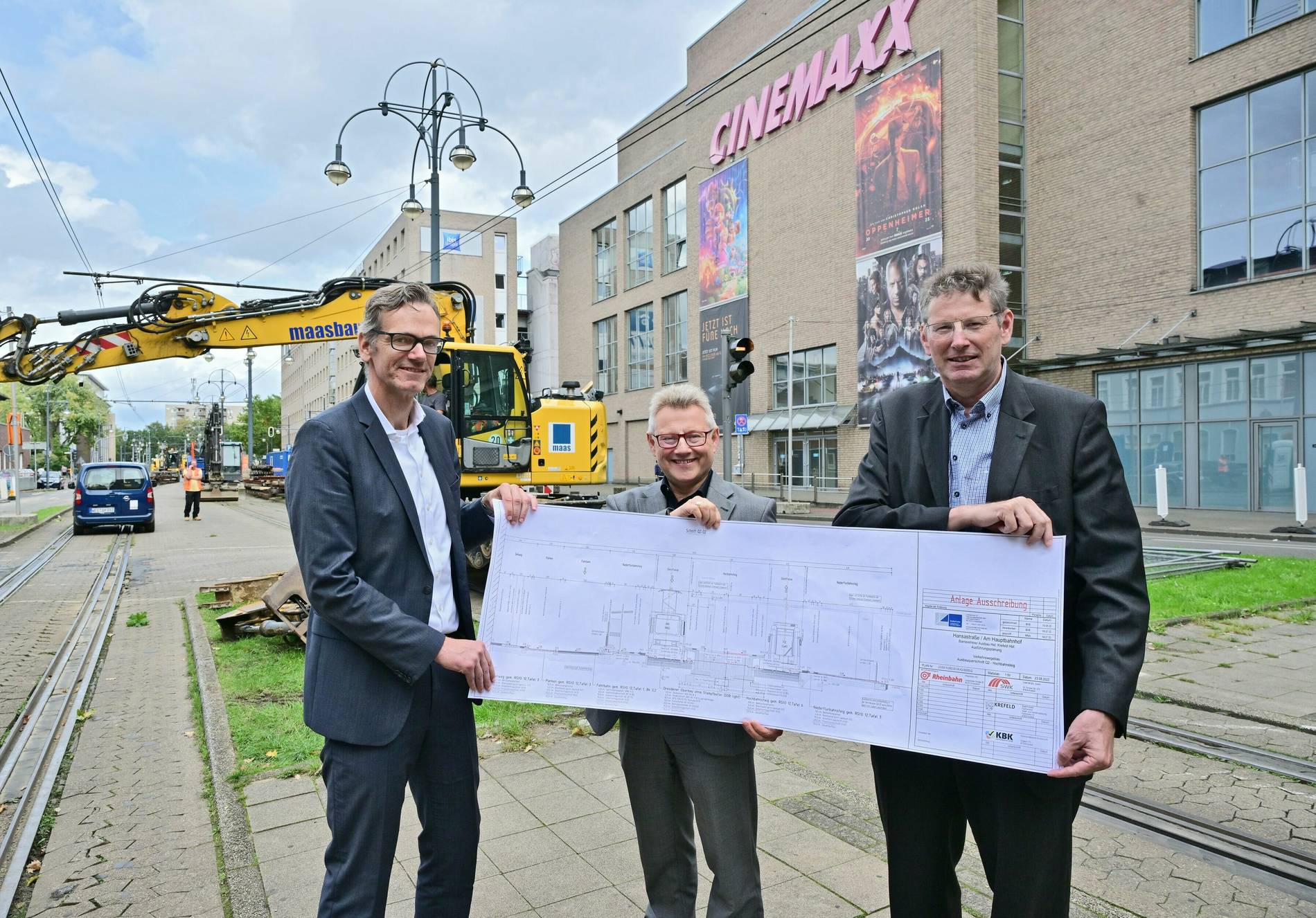 Umbau der Haltestelle Krefeld Hauptbahnhof