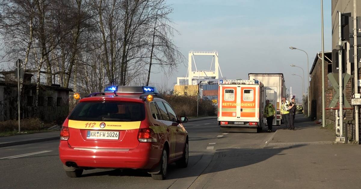 Kinder sitzen auf Flachdach fest