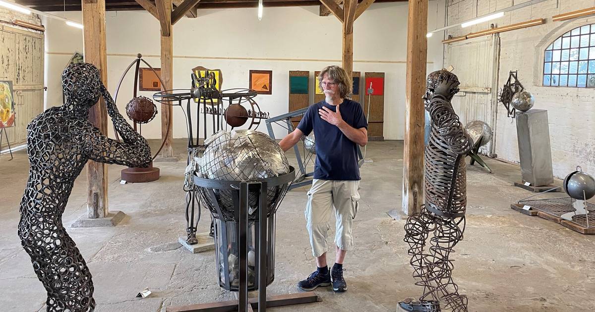 Künstler Bernd Zanders zeigt Skulpturen in Osterath