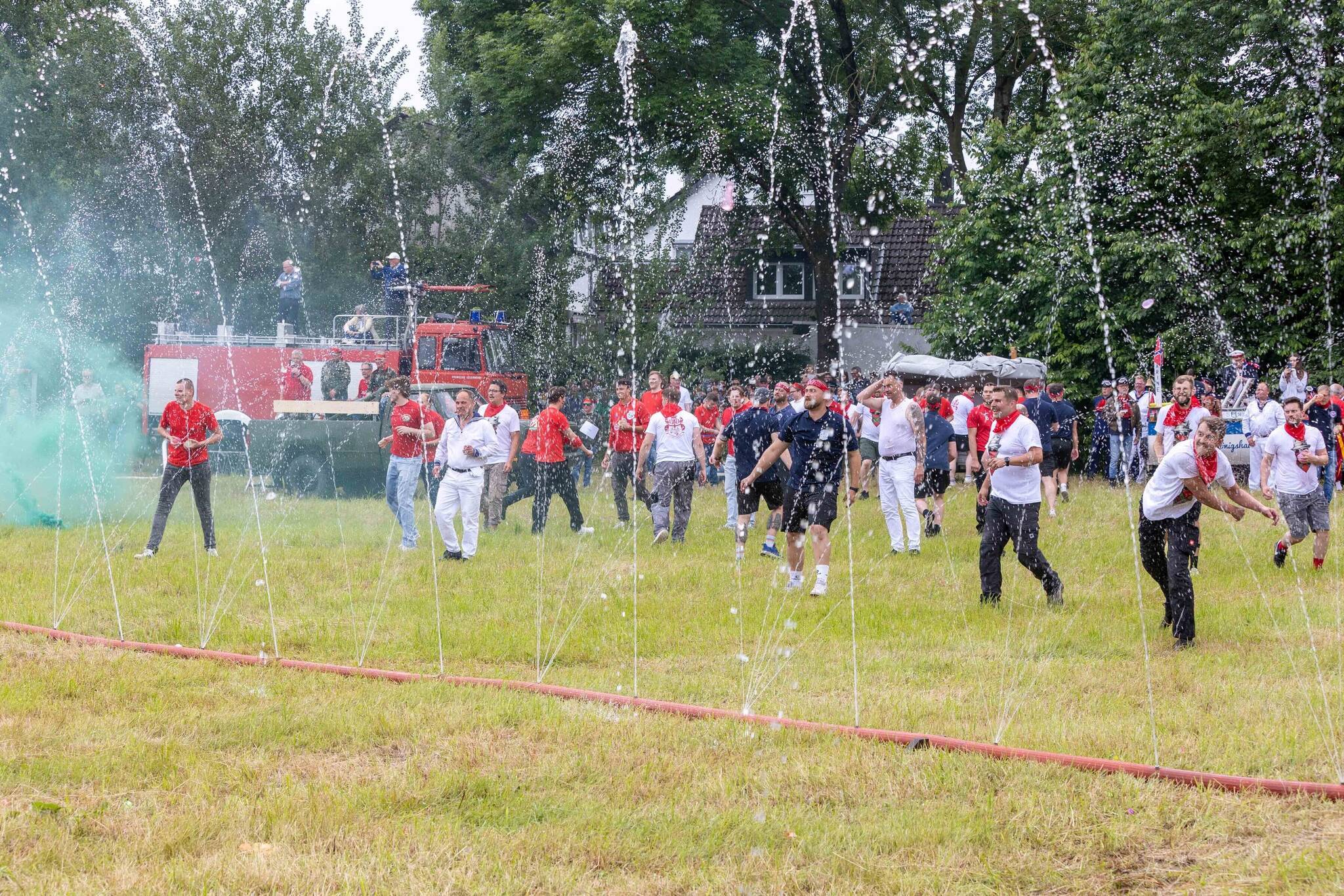 Schützenfest Verberg 2025: Barrikadenkämpfe