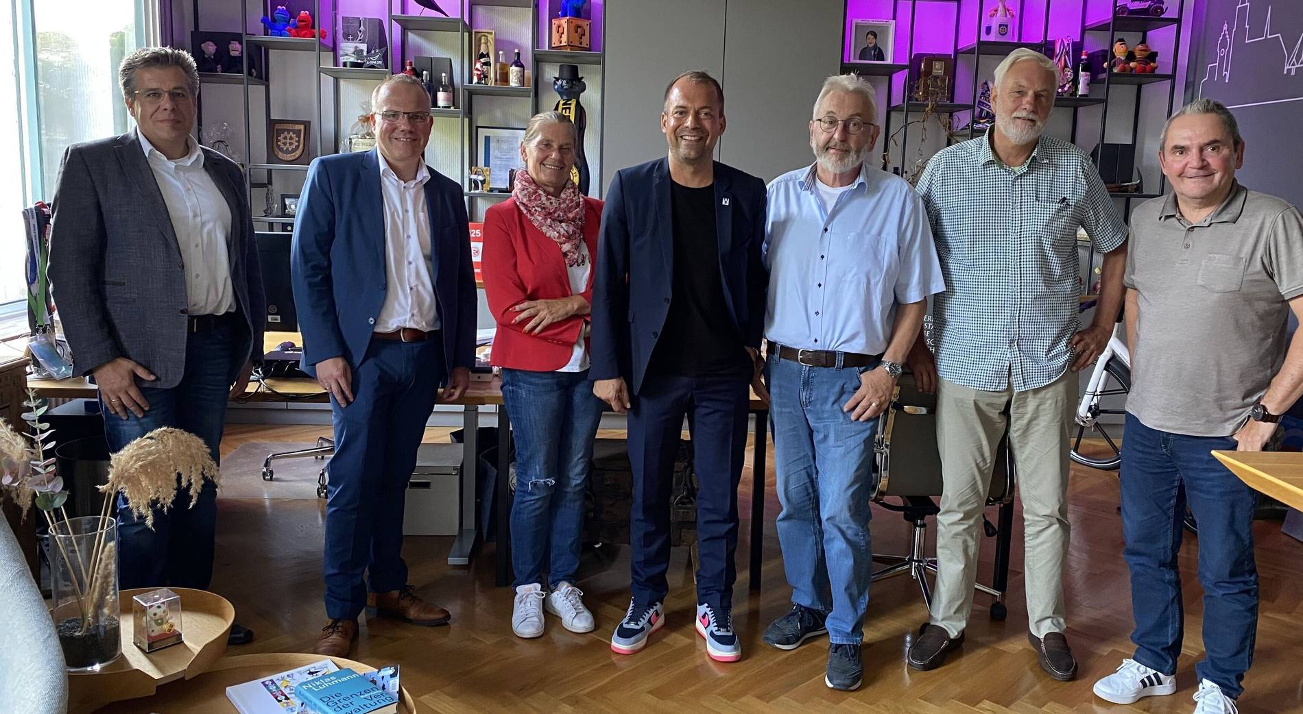 Schiedspersonen bei Bürgermeister Christian Pakusch