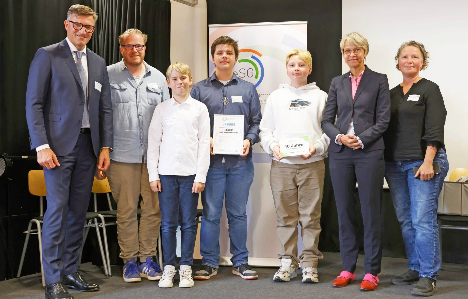 Auch Genossenschaft an Büdericher Schule wurde ausgezeichnet