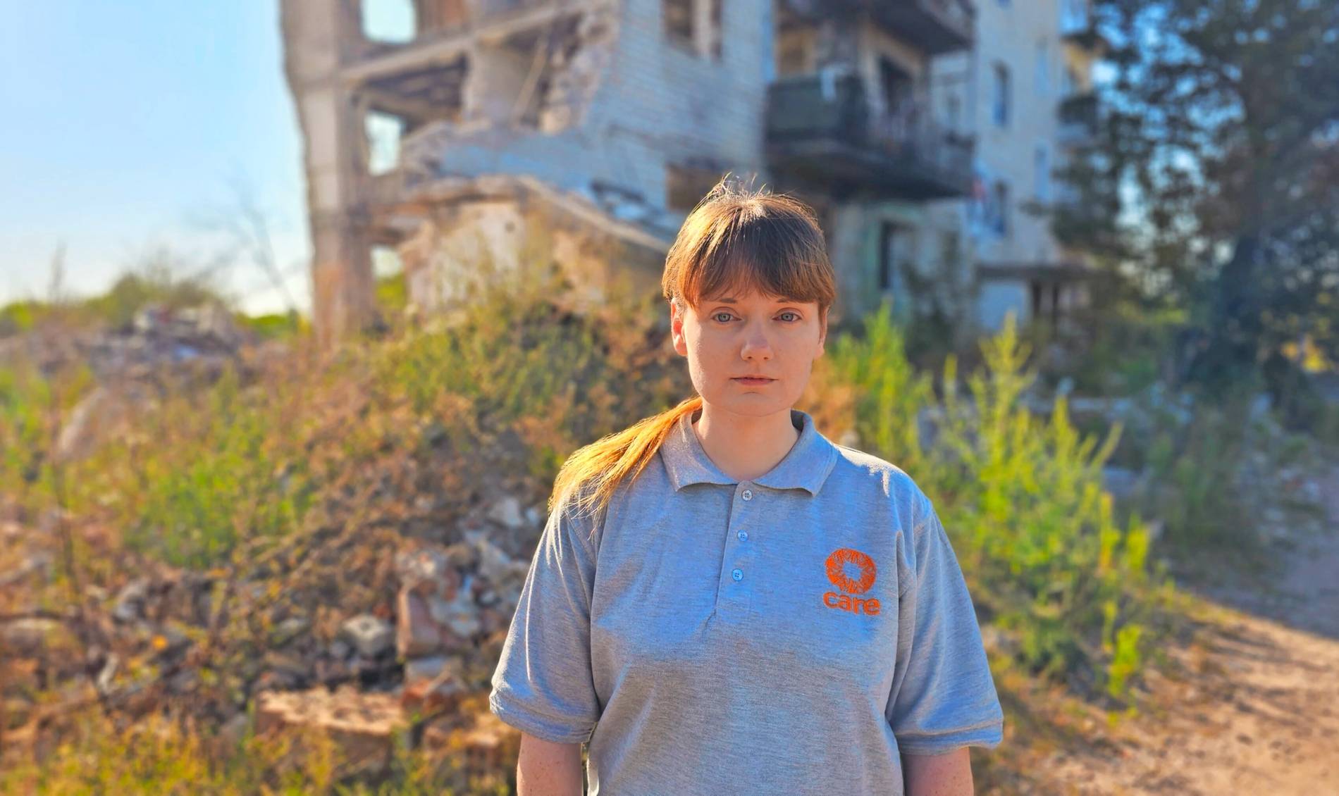 Sarah Easter aus Willich ist für CARE wieder in der Ukraine